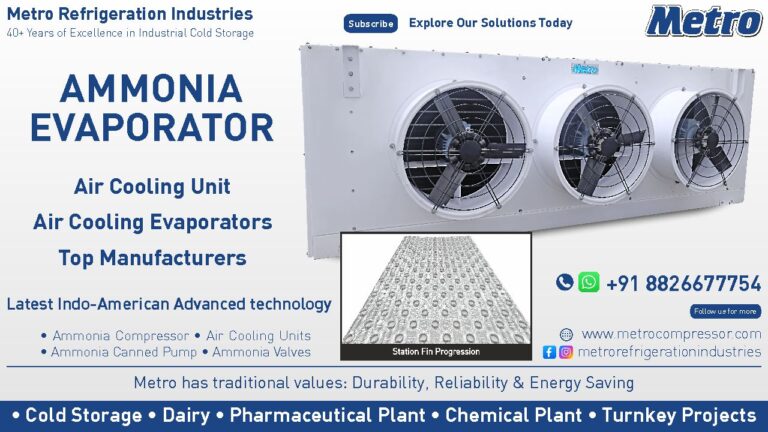 Ammonia Evaporators, Air Cooling Units & Condensers for Ammonia ...