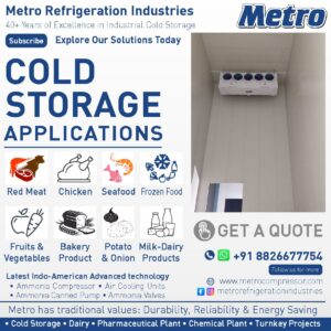 Cold Storage Solutions in India: Types, Cost, Uses & Top Manufacturers