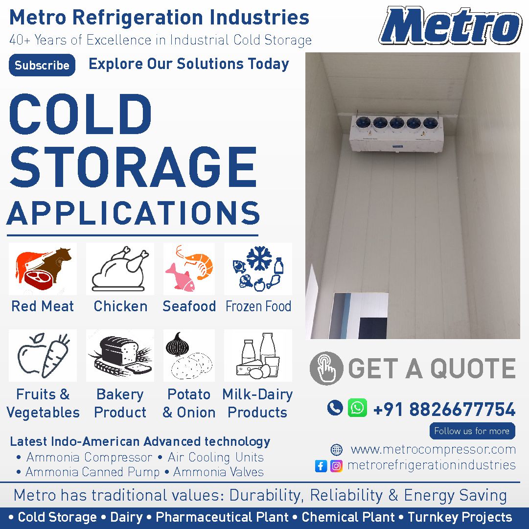 Cold Storage Solutions in India: Types, Cost, Uses & Top Manufacturers