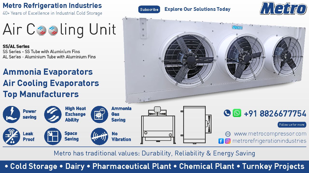Ammonia Evaporators, Air Cooling Units & Condensers for Ammonia ...