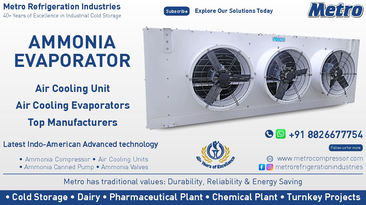 Metro Refrigeration Industries | Metro Refrigeration Industries has ...